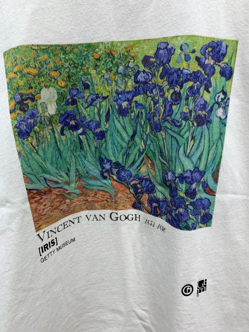 Vincent Van Gogh Iris Getty Museum art tee, Men's Fashion, Tops & Sets ...