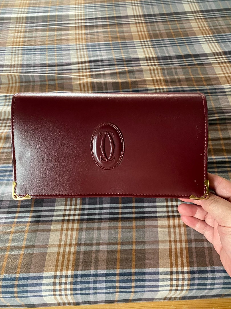 Vintage Cartier hand/shoulder bag with wallet, Women's Fashion, Bags ...