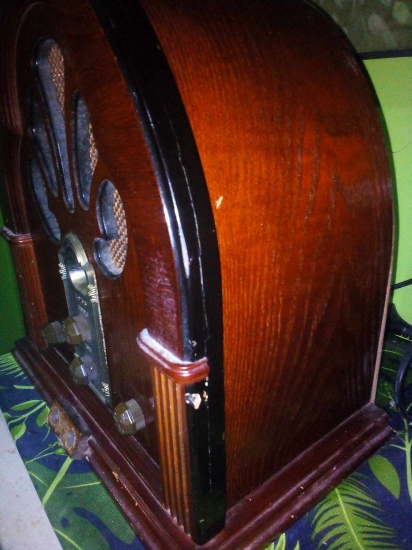 VINTAGE RADIO-MARKINGS 1933 RADIO VINTAGE-FM/AM CLASSIC RADIO-WORKING ...