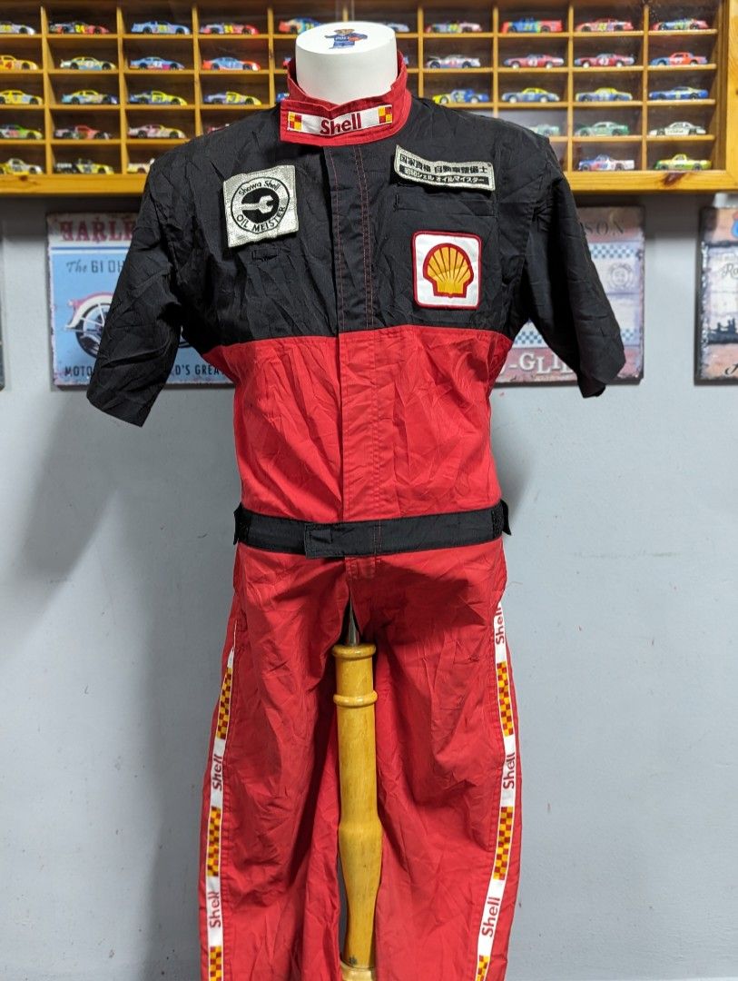Vintage Showa Shell Staff Overall Jumpsuit, Hobbies & Toys ...