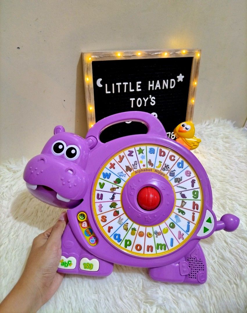 Vtech Spinning Lights Learning Hippo, Hobbies & Toys, Toys & Games on ...