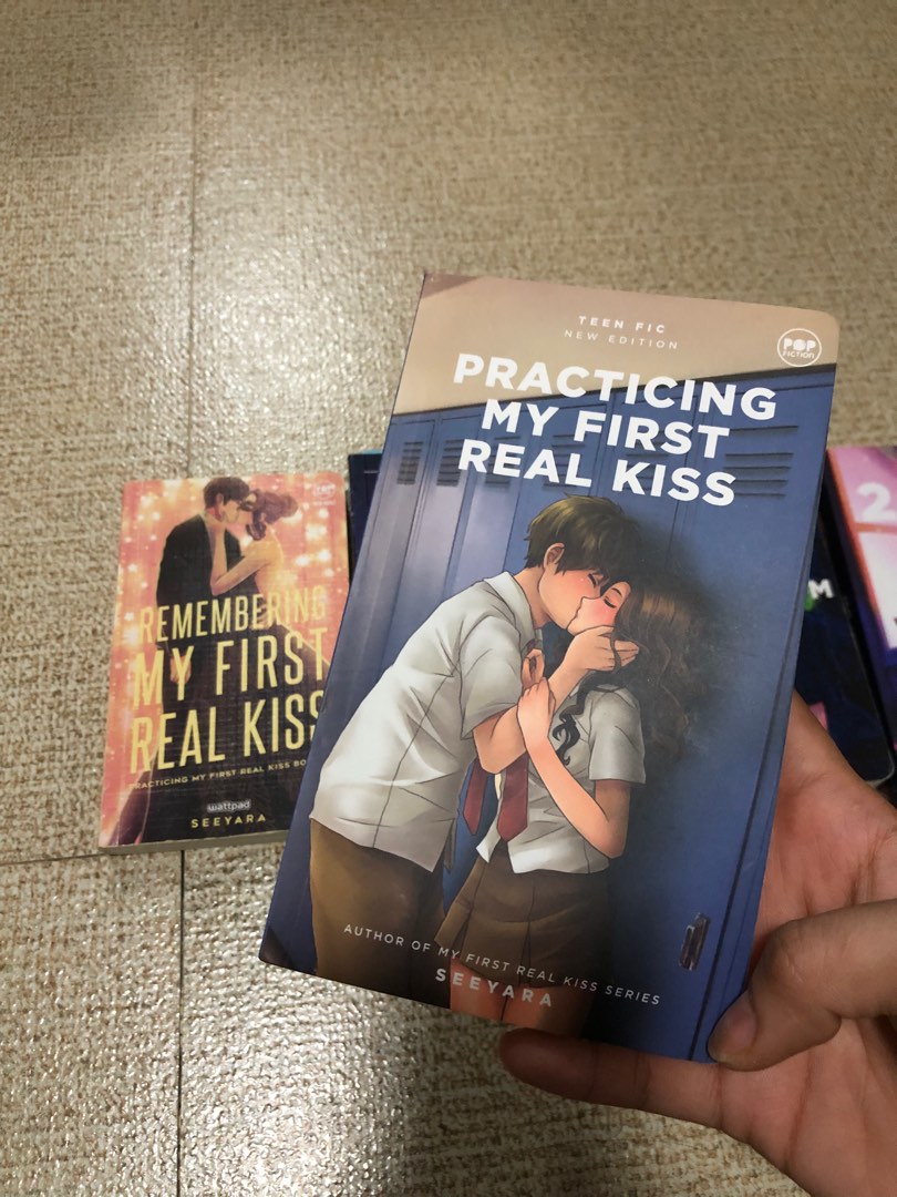 Wattpad 2nd hand book bundle remembering my first real kiss and practicing my first real kiss ...