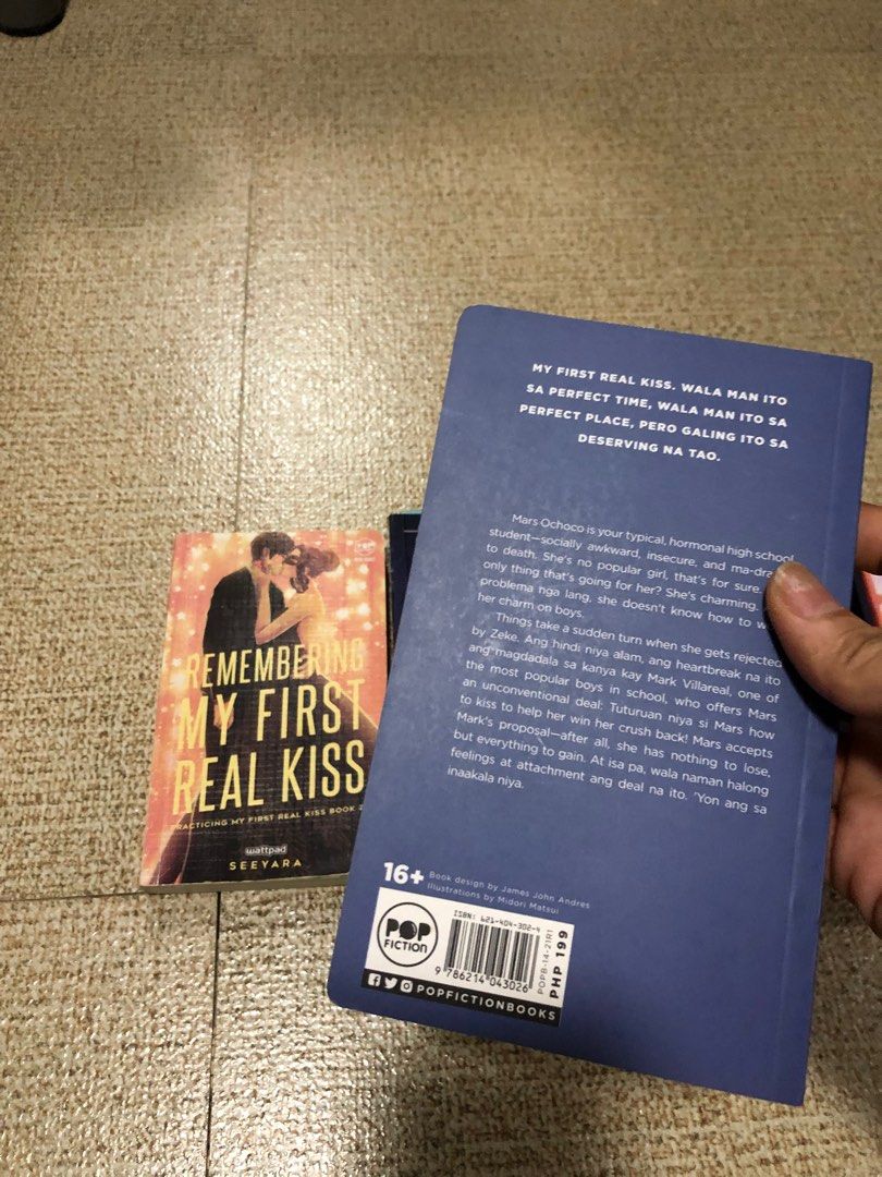 Wattpad 2nd hand book bundle remembering my first real kiss and practicing my first real kiss ...