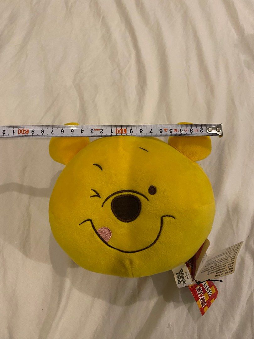 Winnie the pooh winking round fluffy plush toy, Hobbies & Toys, Toys ...