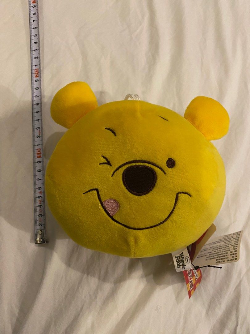 Winnie the pooh winking round fluffy plush toy, Hobbies & Toys, Toys ...