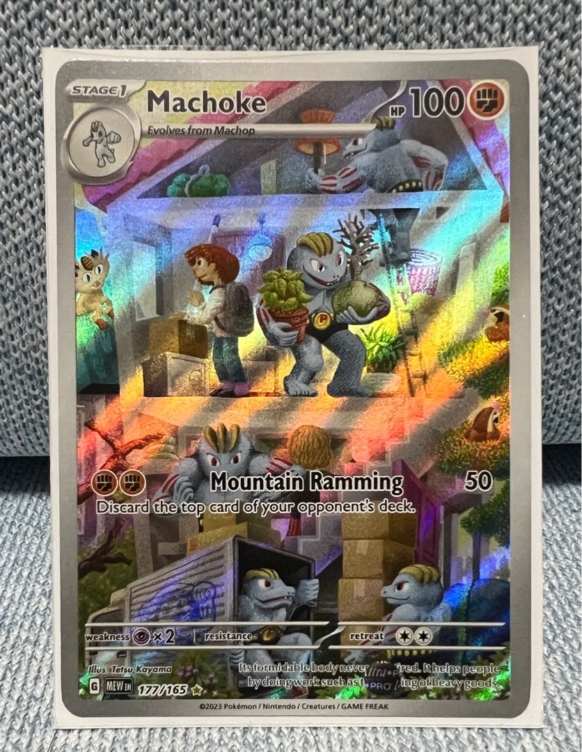 [WTT] Pokemon 151 Machoke IR for Psyduck IR/ Nidoking IR, Hobbies & Toys, Toys & Games on Carousell