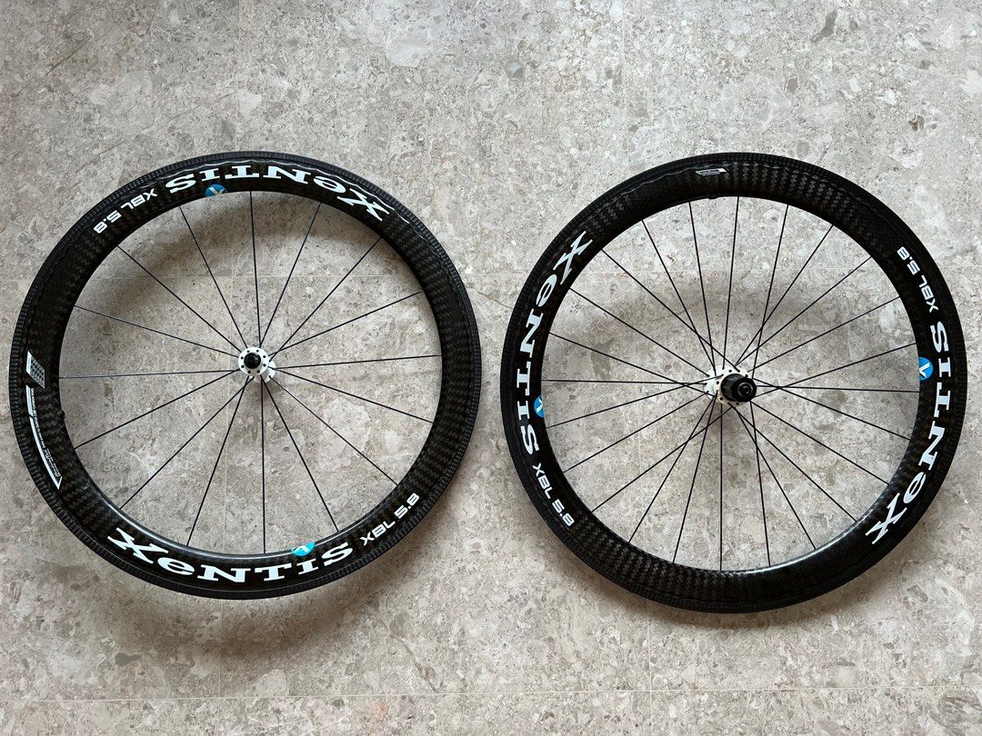 Xentis XBL 5.8 Full Carbon Wheelset (Rim Brake), Sports Equipment ...