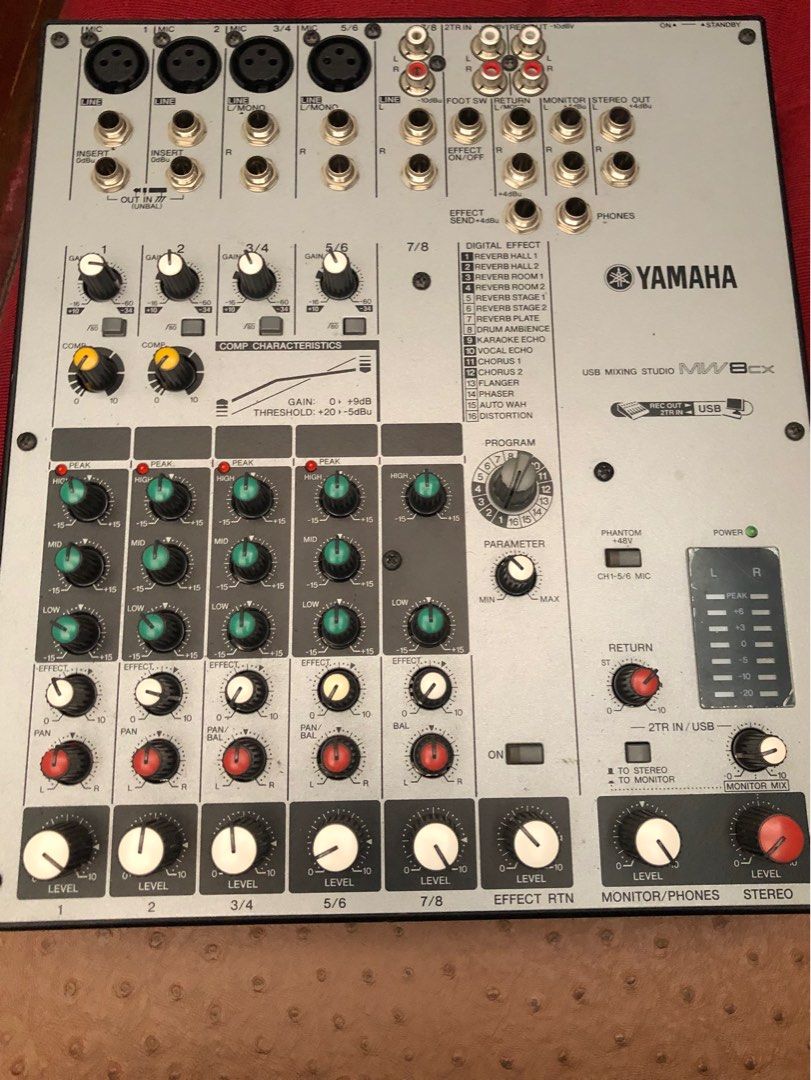 Yamaha 8 channel mixer.good for podcast ., Audio, Other Audio Equipment ...