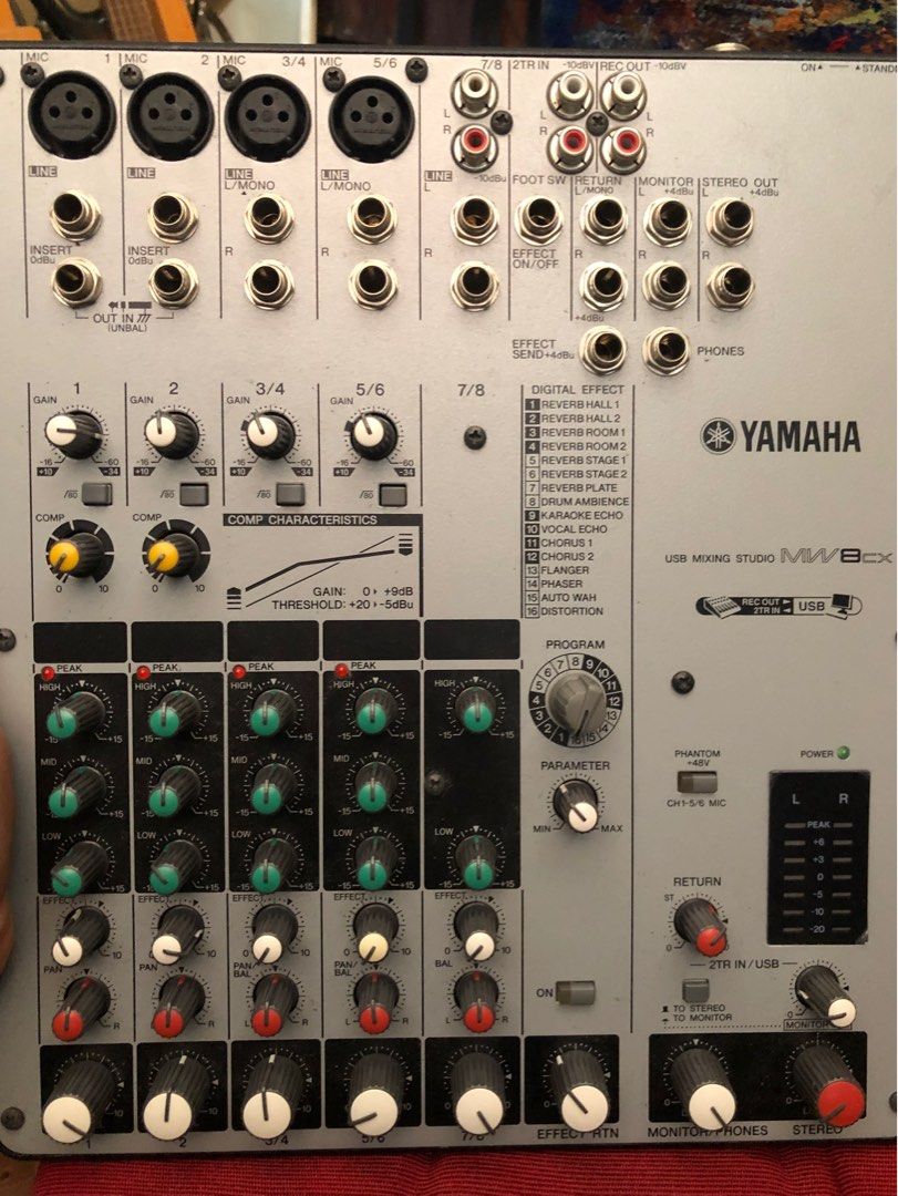 Yamaha 8 channel mixer.good for podcast ., Audio, Other Audio Equipment ...