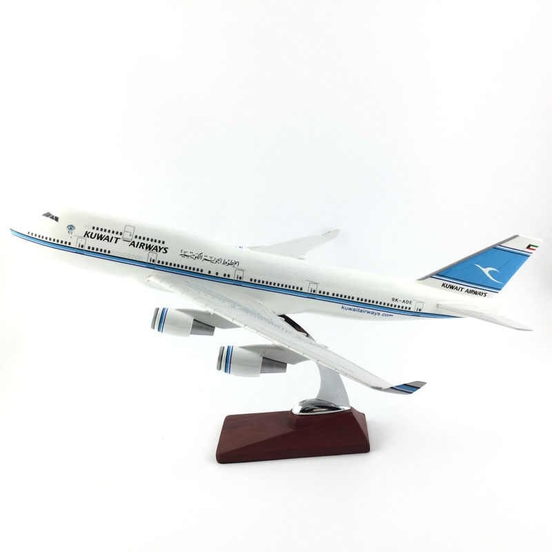 1:150 47CM Boeing B777 Kuwait Aircraft Kids Toys Collection Plane Model ...
