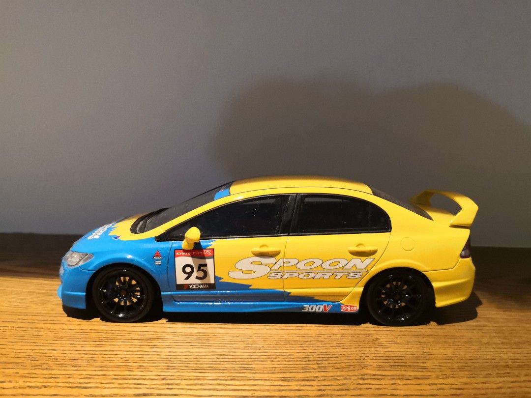 1/18 Honda Civic Type R FD2R Otto Diecast Model. Spoon edition ...