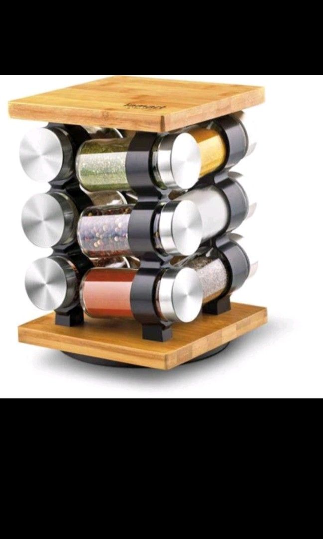 12 piece rotating spice rack/organiser, Furniture & Home Living ...