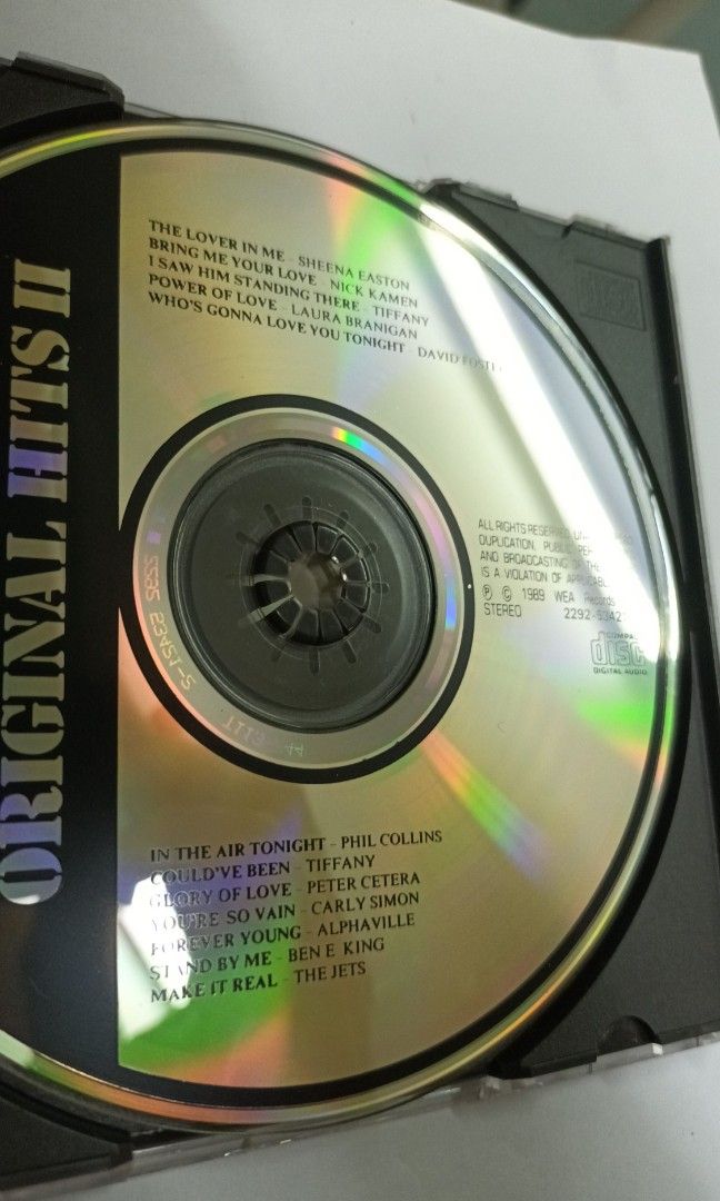 12首經典粵語改篇名曲 WEA SUPER ORIGINAL HITS II T113 02 CD SHEENA EASTON NICK ...