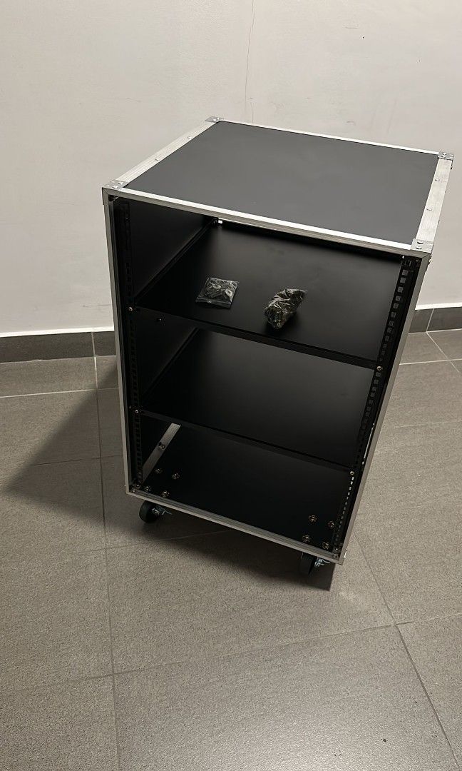 16U AV rack cabinet, Furniture & Home Living, Furniture, Shelves ...