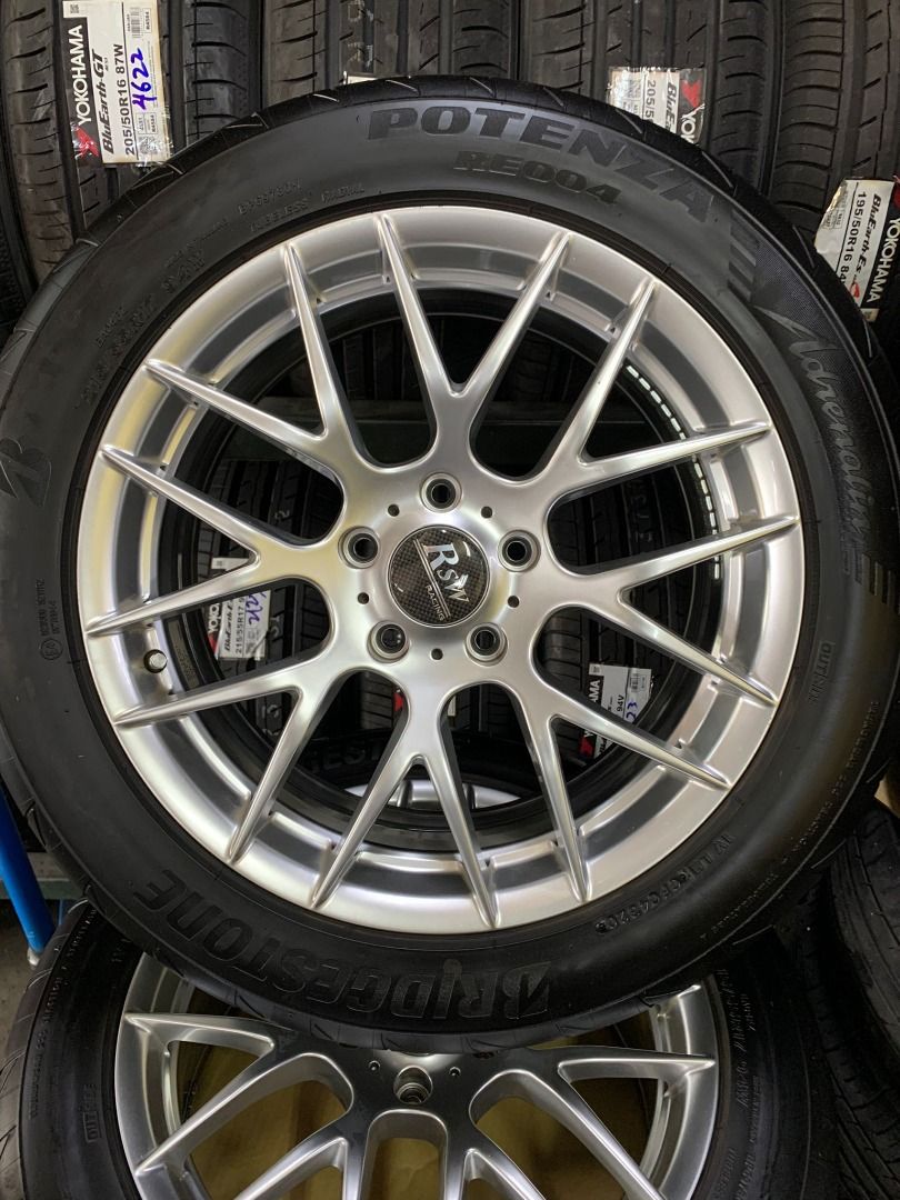 17 INCH RSW RIMS & TYRES SET (215/55/R17), Car Accessories, Tyres ...
