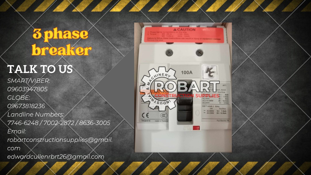 3 phase breaker, Commercial & Industrial, Construction & Building ...