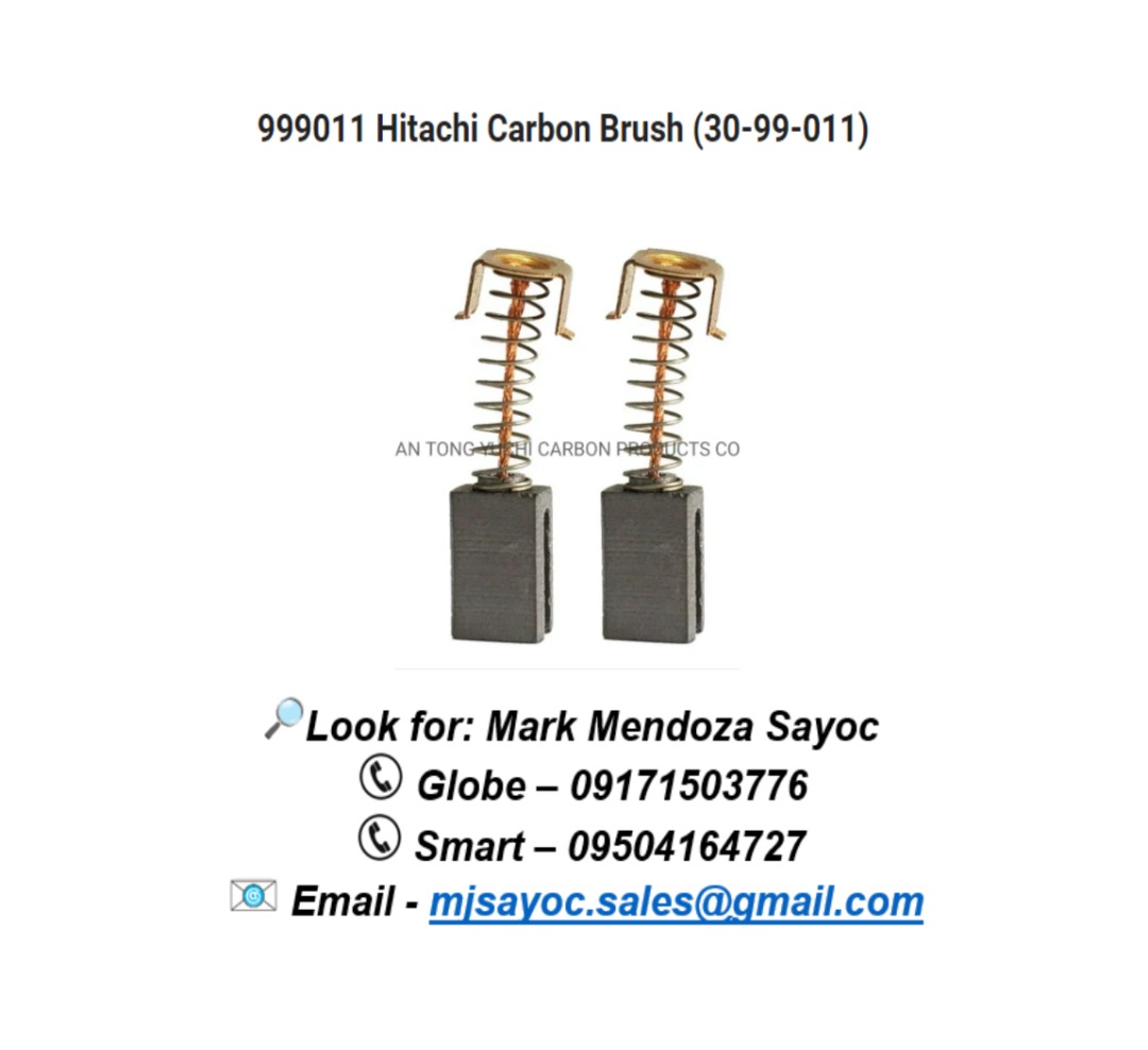999011 Hitachi Carbon Brush (30-99-011) Replace for Hitachi G23ss Angle ...