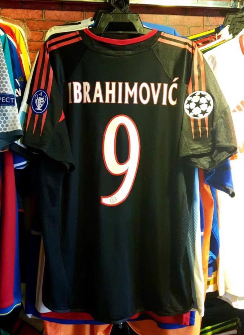 #9 Zlatan Ibrahimovic Ajax Amsterdam 2004-05 Third soccer/football ...