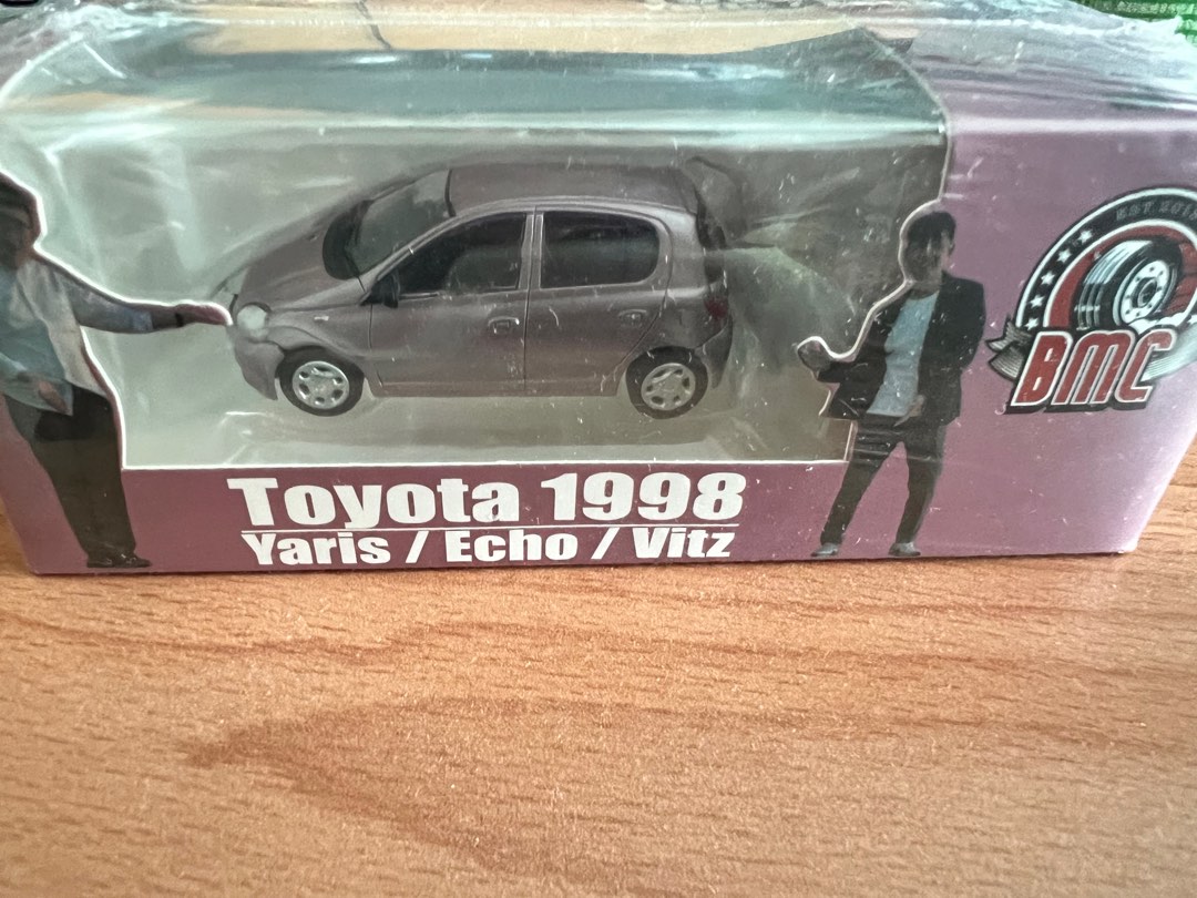 全新 香港 2023 車仔展 會場 限定 388 架 1:64 合金 BMC flat out 地板友 toyota 豐田 1998 echo ...