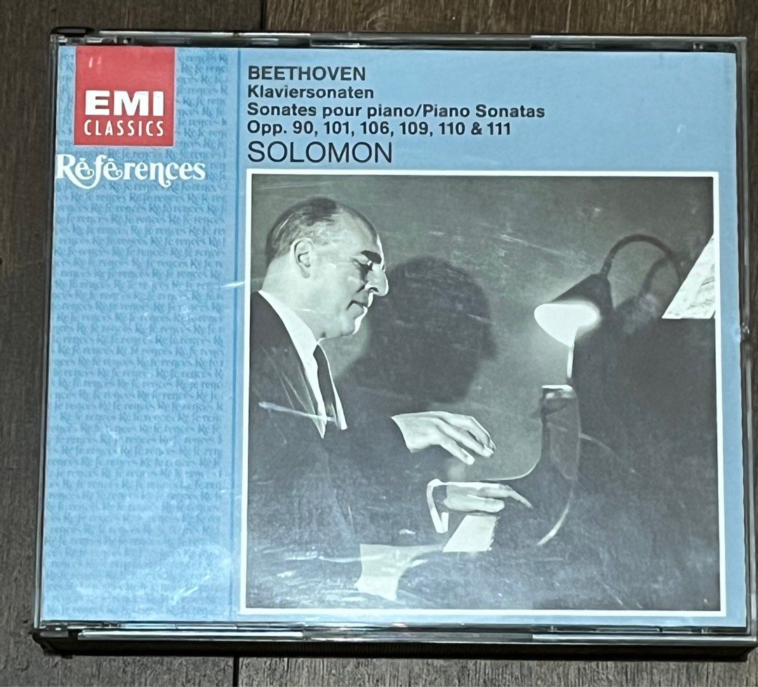 古典名盤 - 荷蘭EMI Reference 2CDs - Solomon Beethoven Late Sonatas 1951-56 ...