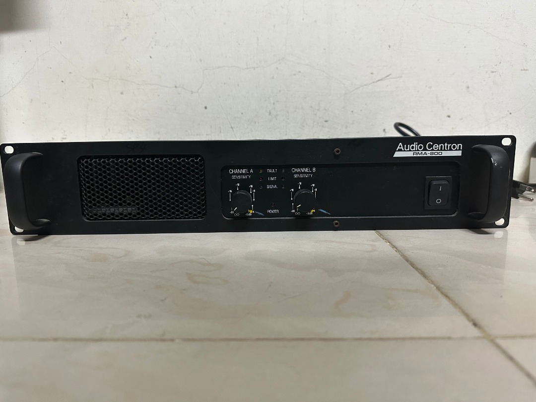 美國 AUDIO CENTRON RMA-800 HI-FI 後級擴大機 鐵殼功率晶體 A類 大電流 400W 美國製造~, 耳機及錄音音訊設備, 音樂播放裝置 MP3及CD 播放器在旋轉拍賣