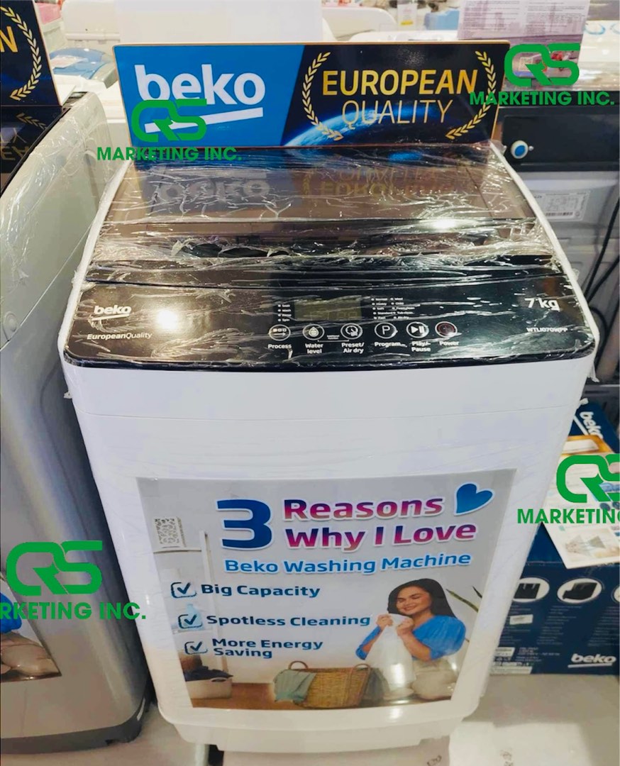 💯 BEKO TOPLOAD WASHING MACHINE 💯 Brandnew and Sealed with Warranty and Receipt 💯, TV & Home ...