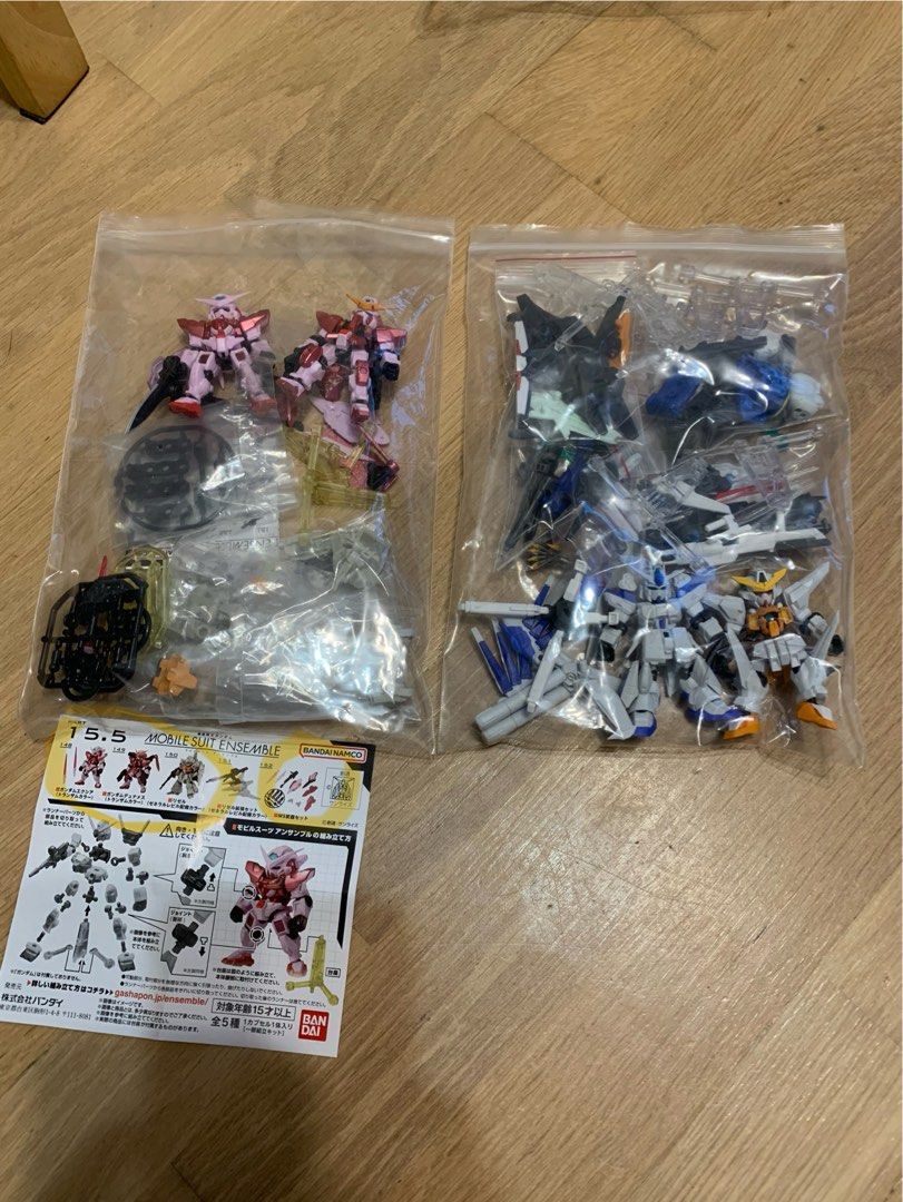(請看內文) Gundam mobile suit ensemble MSE (e.g. EX02, 02, 04, 25), 興趣及遊戲, 玩具 & 遊戲類 - Carousell