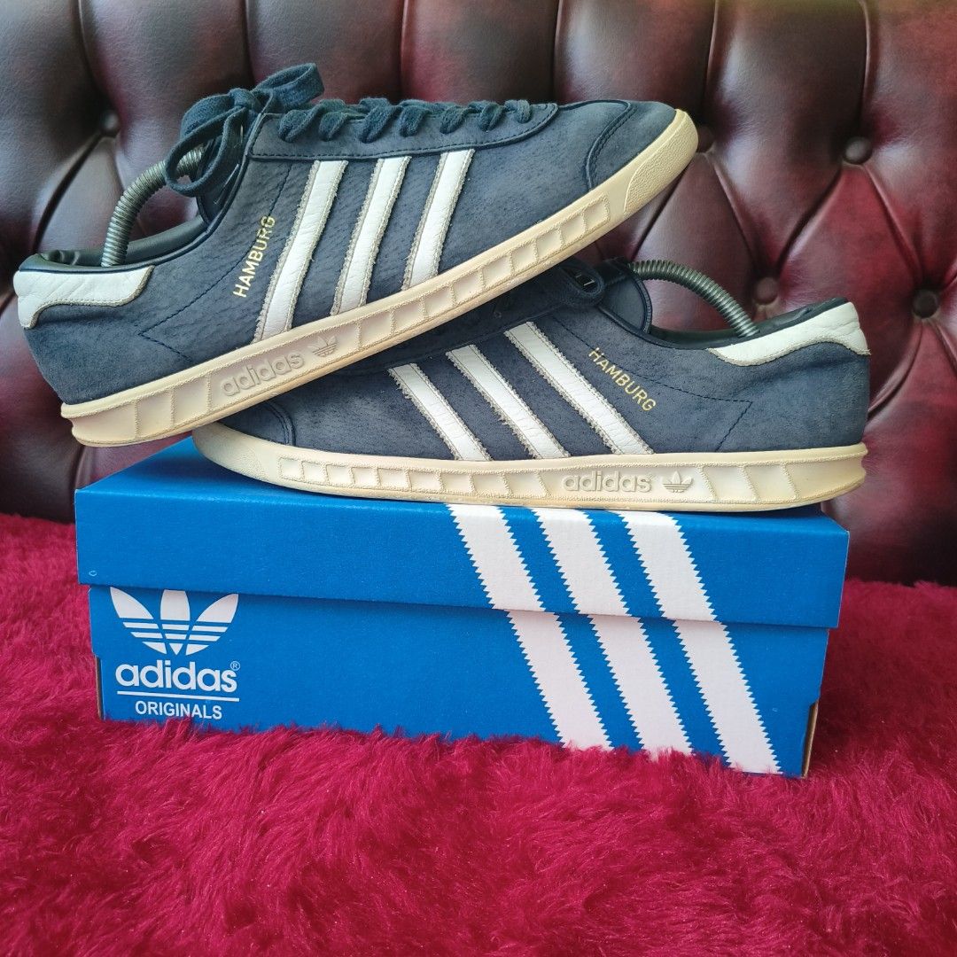 Adidas hamburg, Fesyen Pria, Sepatu , Sepatu Formal di Carousell
