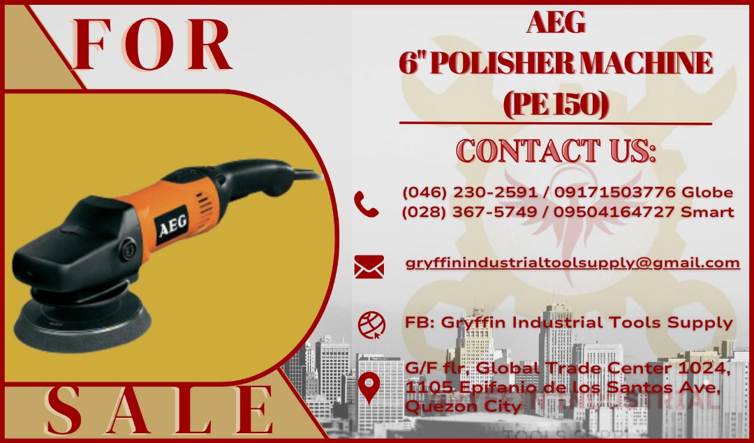 AEG 6" POLISHER MACHINE (PE 150), Commercial & Industrial, Industrial ...