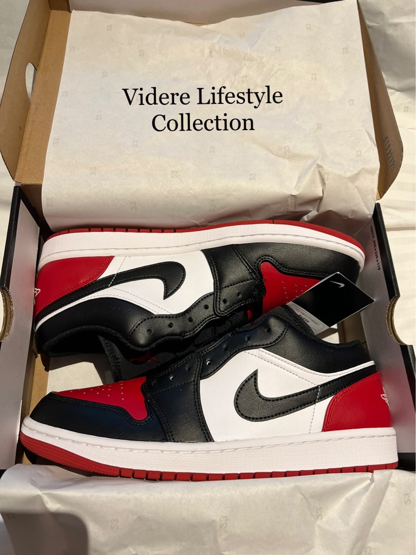 Air Jordan Bred Toe V2 2023, Men's Fashion, Footwear, Sneakers on Carousell