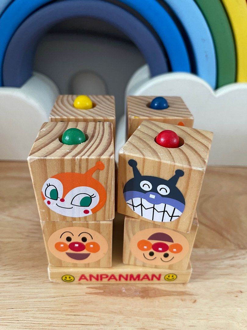 Anpanman Stacking Blocks, Babies & Kids, Infant Playtime on Carousell