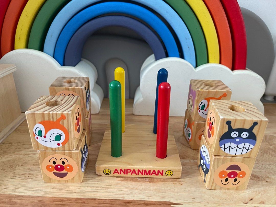 Anpanman Stacking Blocks, Babies & Kids, Infant Playtime on Carousell