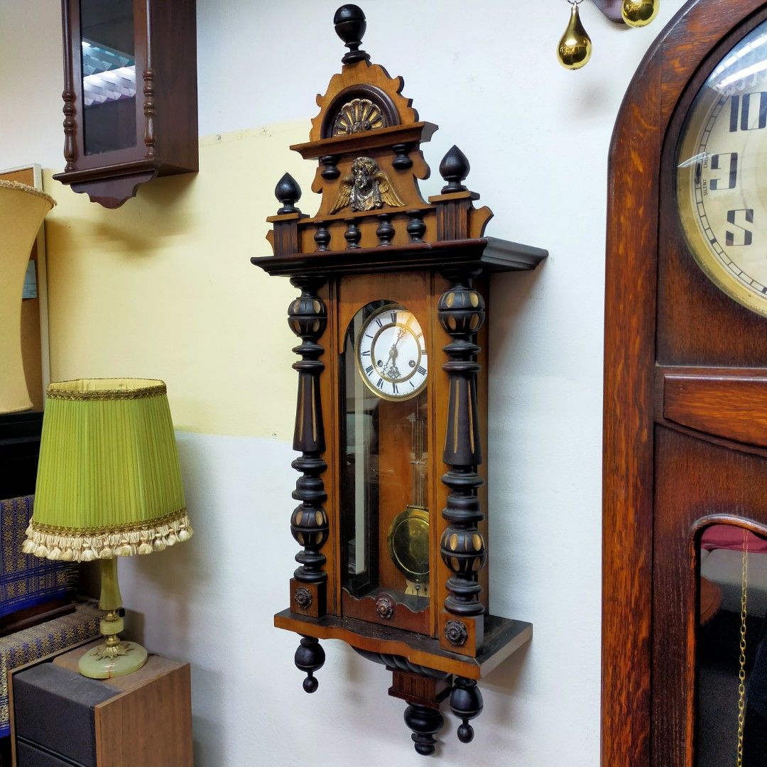 Antique 1920s Kienzle Vienna Wall Clock, Furniture & Home Living, Home ...
