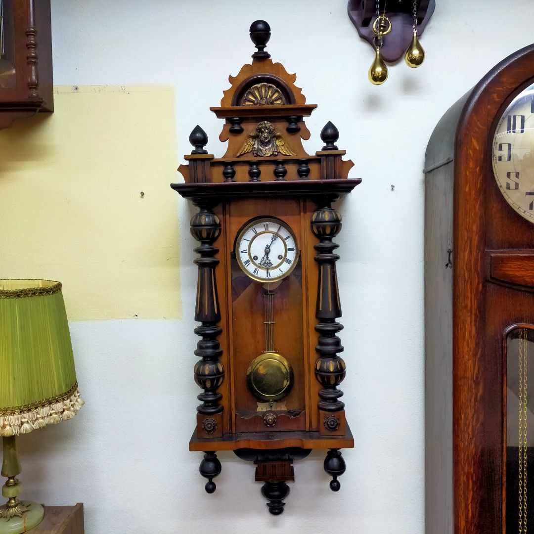 Antique 1920s Kienzle Vienna Wall Clock, Furniture & Home Living, Home ...