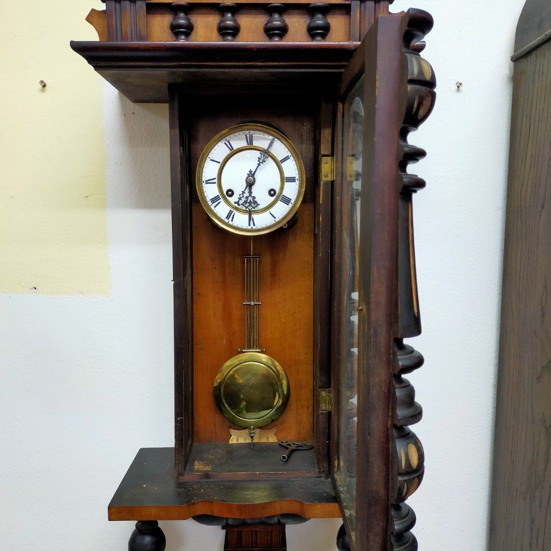 Antique 1920s Kienzle Vienna Wall Clock, Furniture & Home Living, Home ...