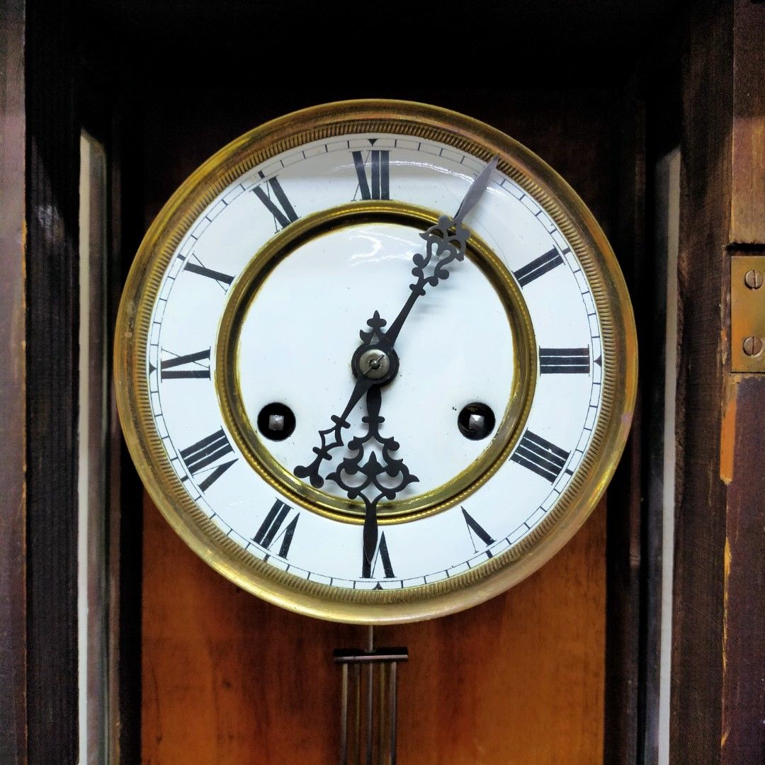 Antique 1920s Kienzle Vienna Wall Clock, Furniture & Home Living, Home ...