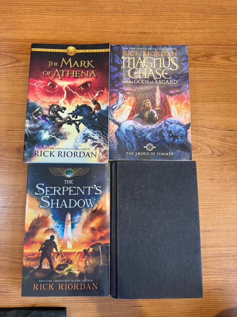 Assorted Rick Riordan Books, Hobbies & Toys, Books & Magazines, Fiction ...