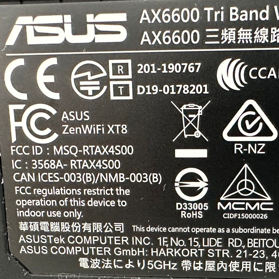 ASUS AX6600 XT8 ZenWifi Perfect Condition, Computers & Tech, Parts ...