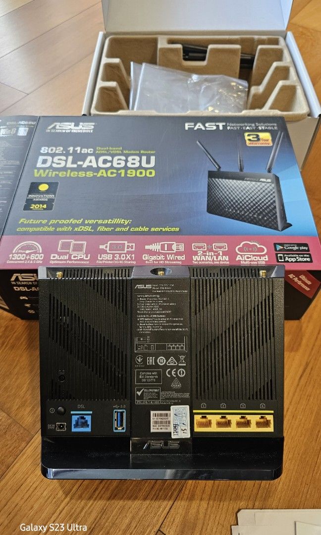 Asus Modem Router AC1900 (Can serve as access point), Computers & Tech ...