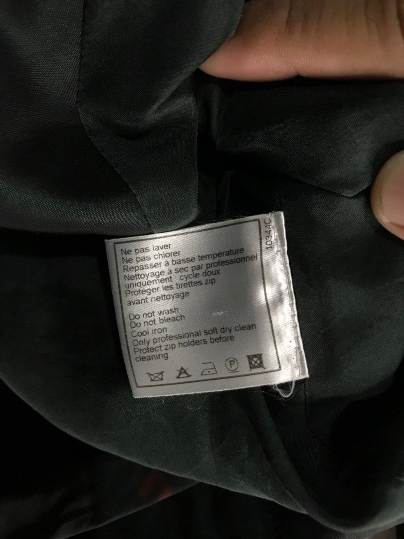 Authentic Chanel Identification Jacket, Luxury, Apparel on Carousell
