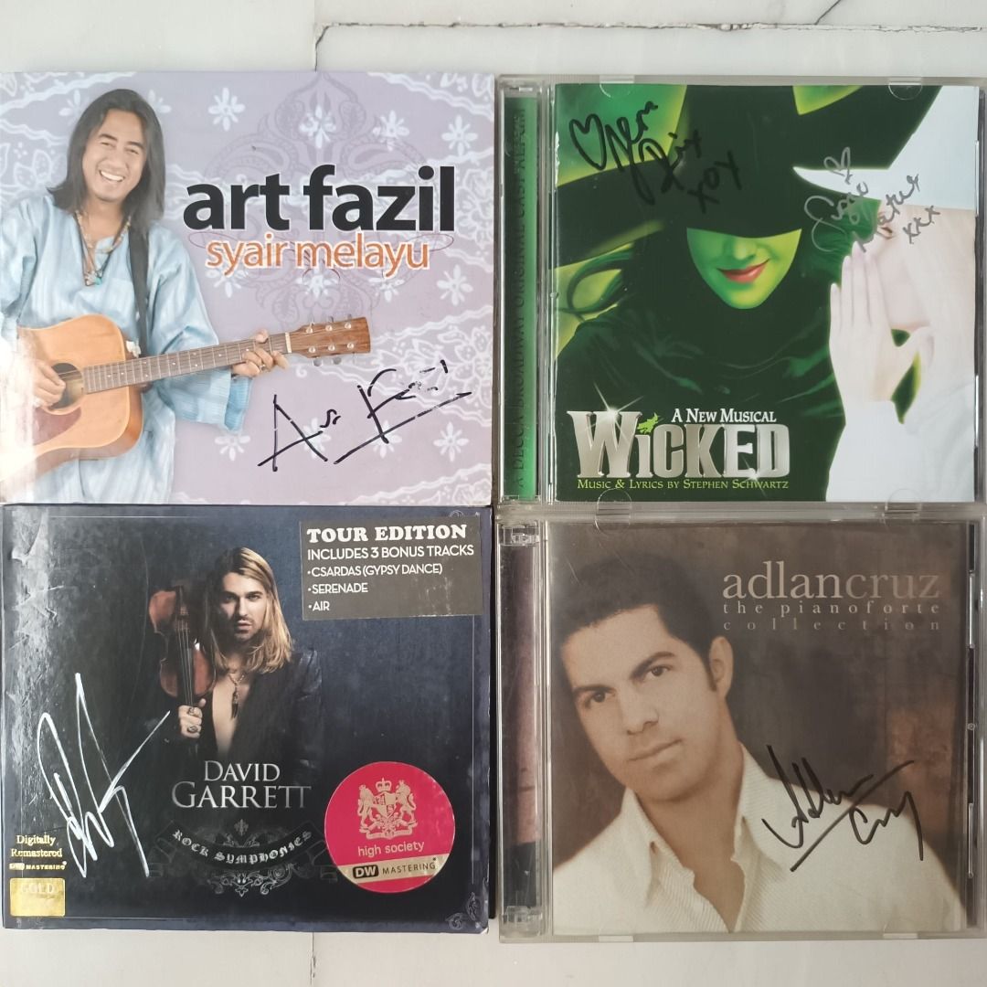 Autographed cd album Norah jones diana krall emi fujita ana caram art ...