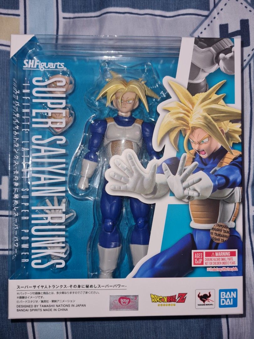 Bandai sh figuarts dragonball Trunks battle armour shf, Hobbies & Toys ...