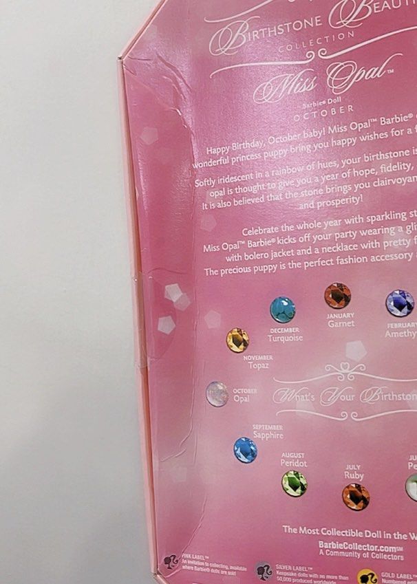 Barbie Birthstone Beauties Miss October, Hobbies & Toys, Toys & Games ...