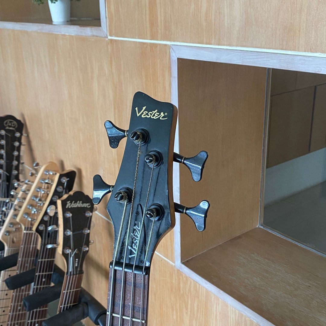 Bass Guitar by Vester, Hobbies & Toys, Music & Media, Musical ...