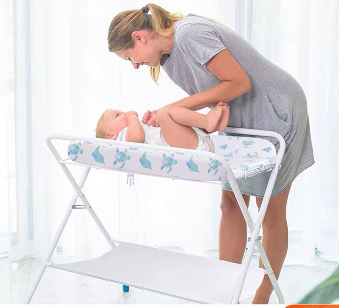Bathtub stand. Baby diaper changing station, Babies & Kids, Bathing ...
