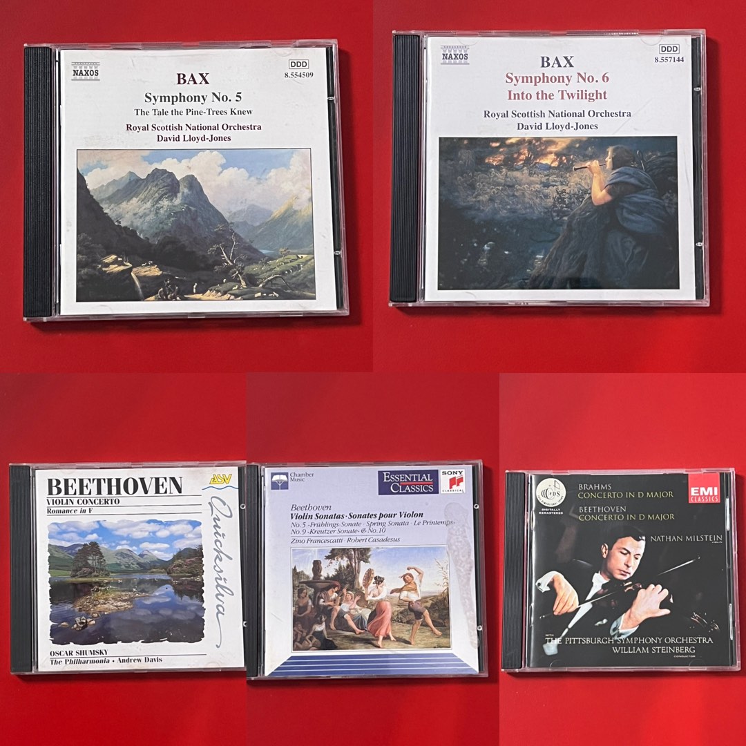 Bax Symphony No. 5, No. 6; Beethoven Violin Concerto; Beethoven Sonatas ...