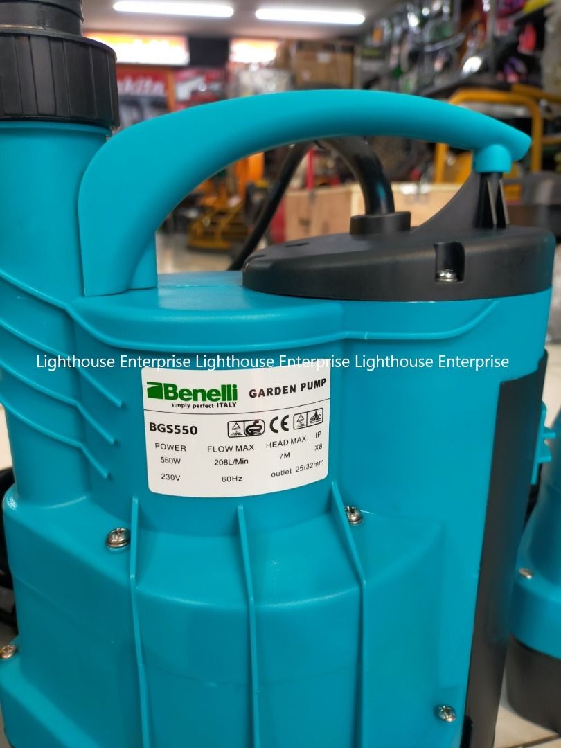 Benelli Garden Submersible Pump with Integrated Float Switch ...