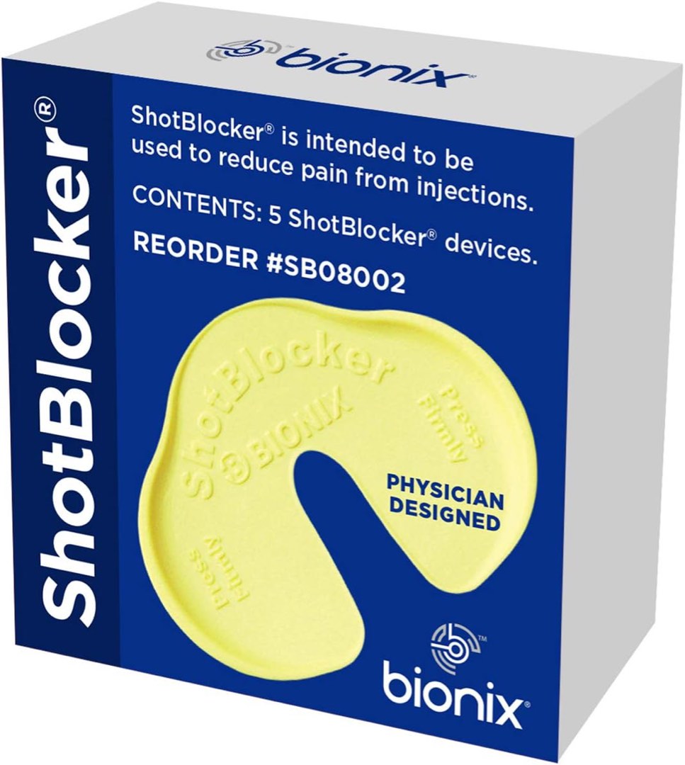 Bionix Shotblocker Reduce Pain from Injections, Health & Nutrition ...