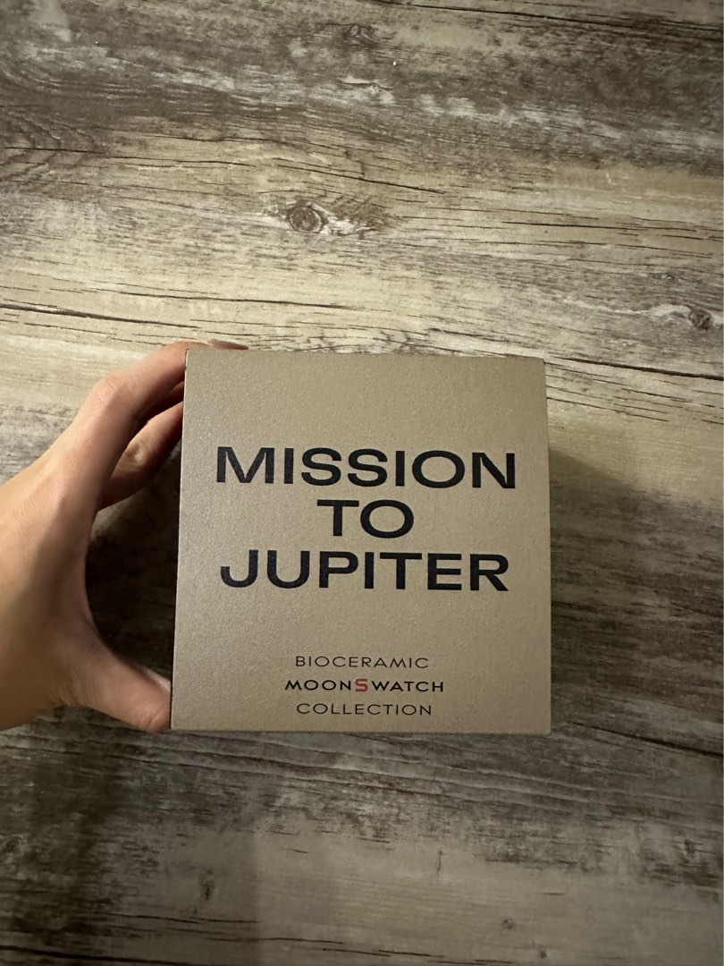 Brand new in box Omega Moonswatch Jupiter, Luxury, Watches on Carousell