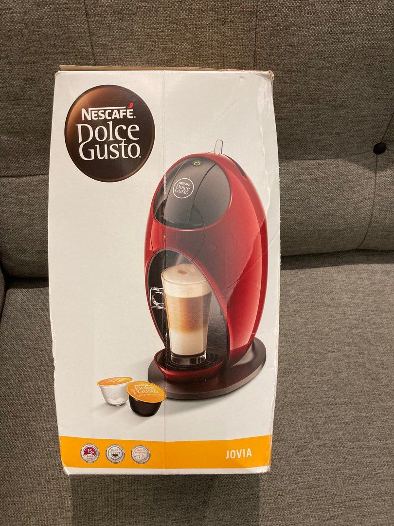 *BRAND NEW* Red Nescafe Dolce Gusto Jovia Coffee Capsule Machine, TV ...